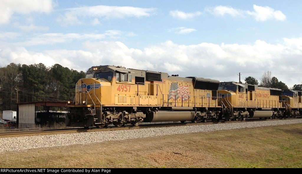 UP SD70Ms 4957, 4412, and 5098 all ready to go